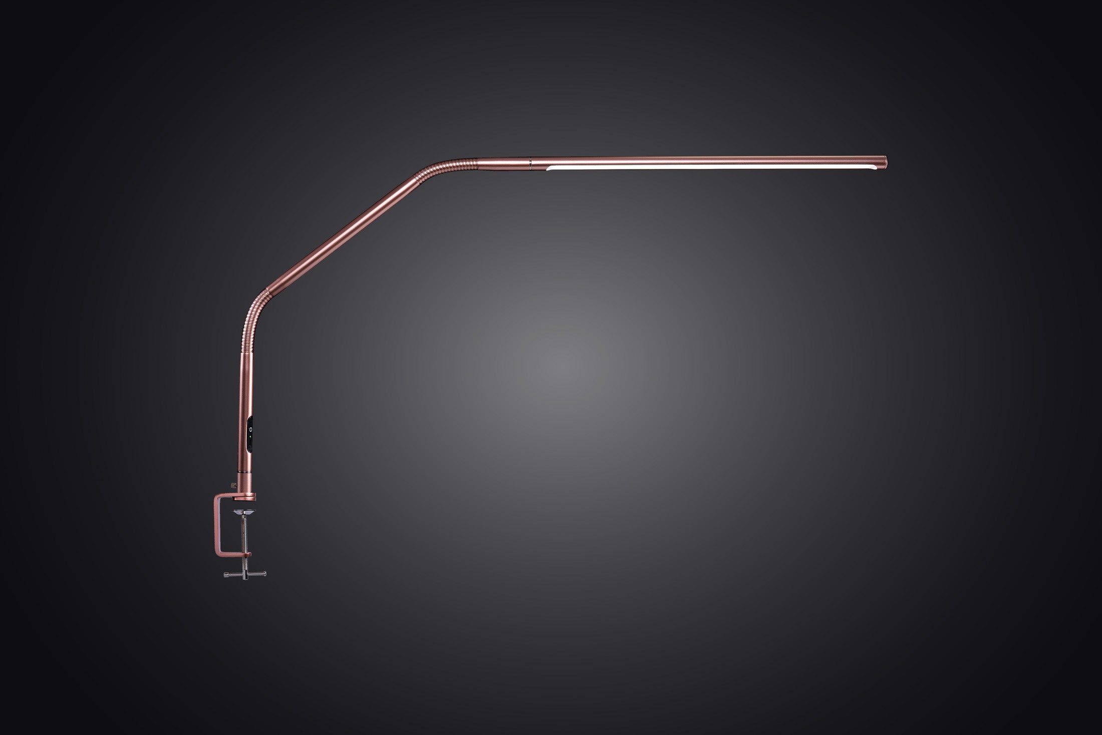 Daylight LED table lamp with bracket [Slimline 4 Rose Gold]